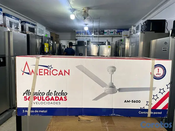 Corotos | *ABANICO AMERICAN* Abanico de techo Modelo Am-5600 3 Meses ...