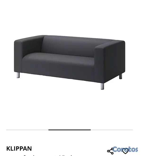 Corotos | Sofa Klippan, color gris - Ikea - como nuevo
