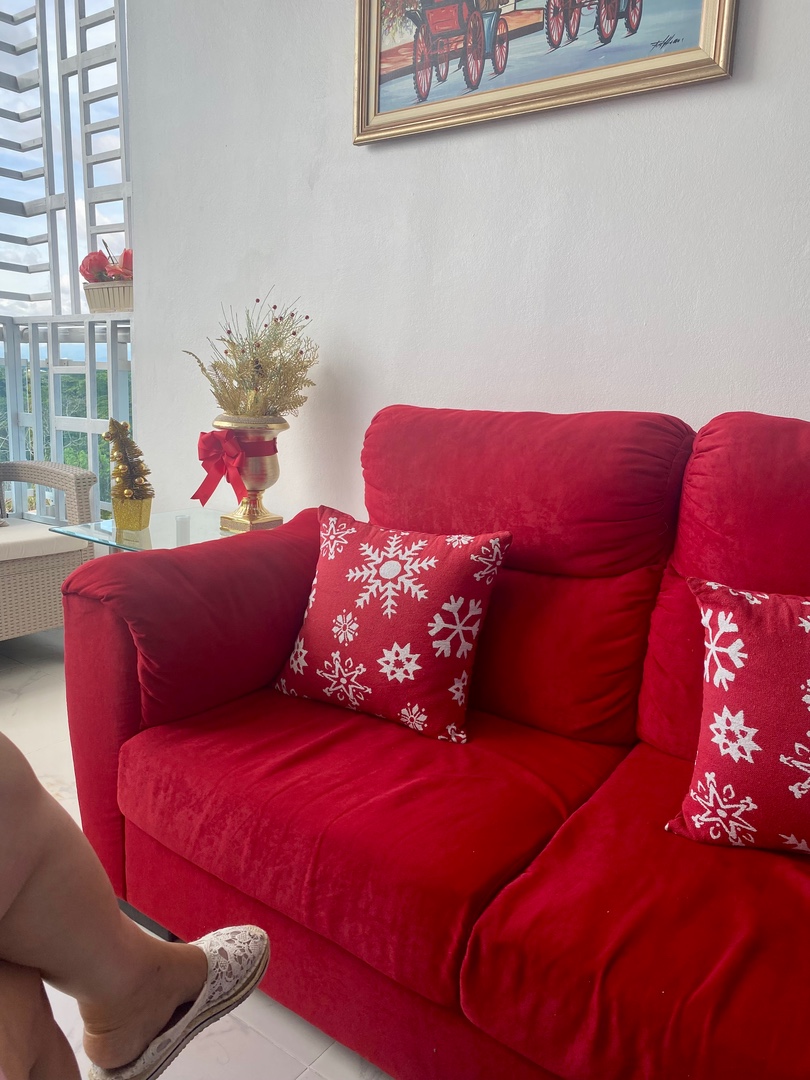 Corotos | Mueble(Sofá) Rojo🌹cojines rojos gratis!!