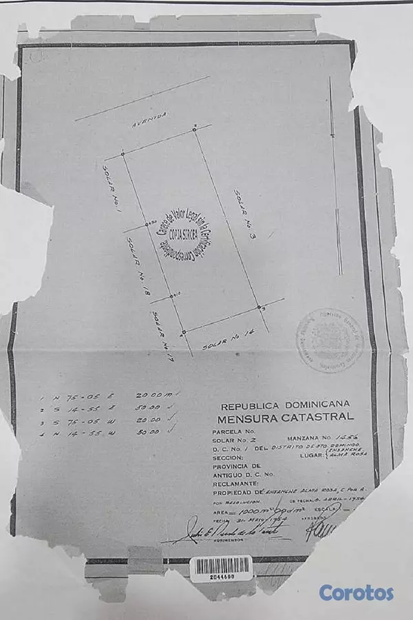 Corotos | venta de solar en Alma Rosa 1 con 1000 con pre proyecto de 22 ...