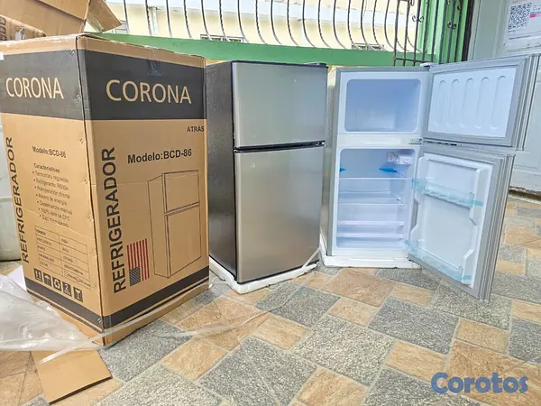 Corotos | NEVERA EJECUTIVA DE DOS PUERTAS CORONA NUEVA DE CAJA EN ...