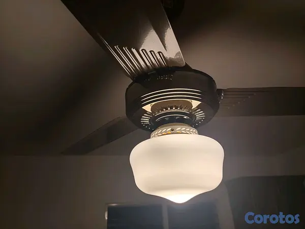 Corotos | Abanico KDK de techo Dorado y Marron