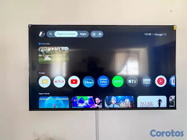 Corotos | Smart TV Tecnomaster 50" Google TV – ¡Como Nuevo con plásticos!