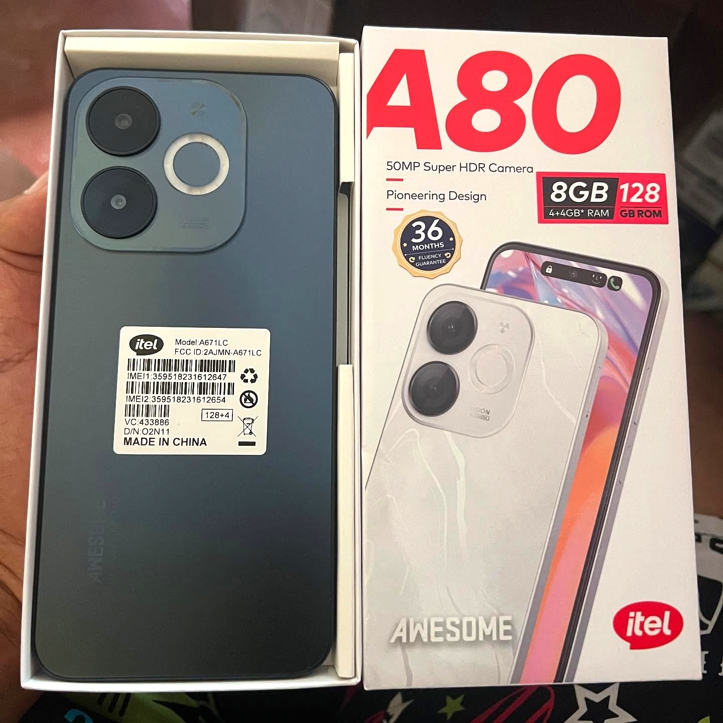 Corotos | Itel A80 128gb 4gb 4gb ram Dual Sim 1m de Garantia