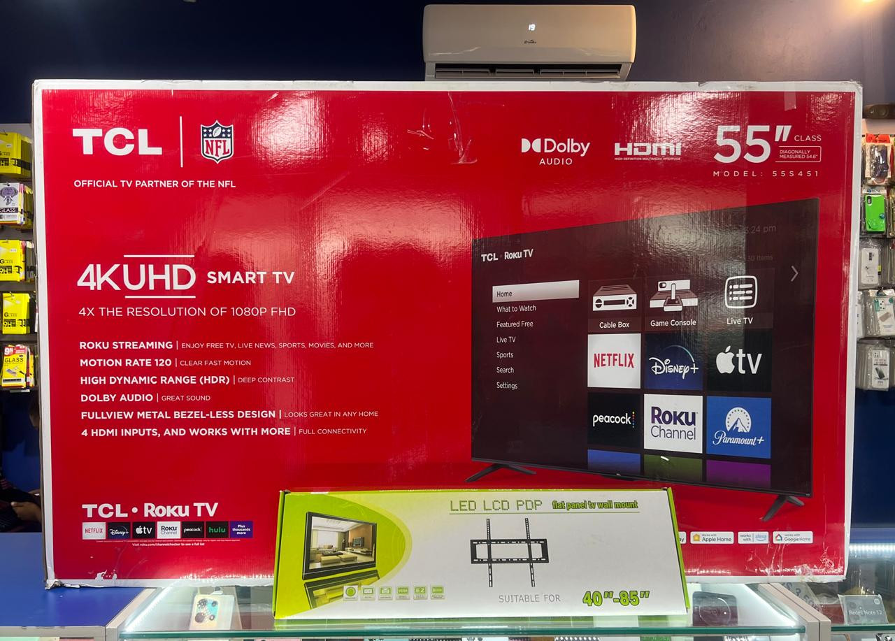 Corotos | SMART TV TCL DE 55 PULGADAS ROKU 4K 2024 NUEVAS #nuevo