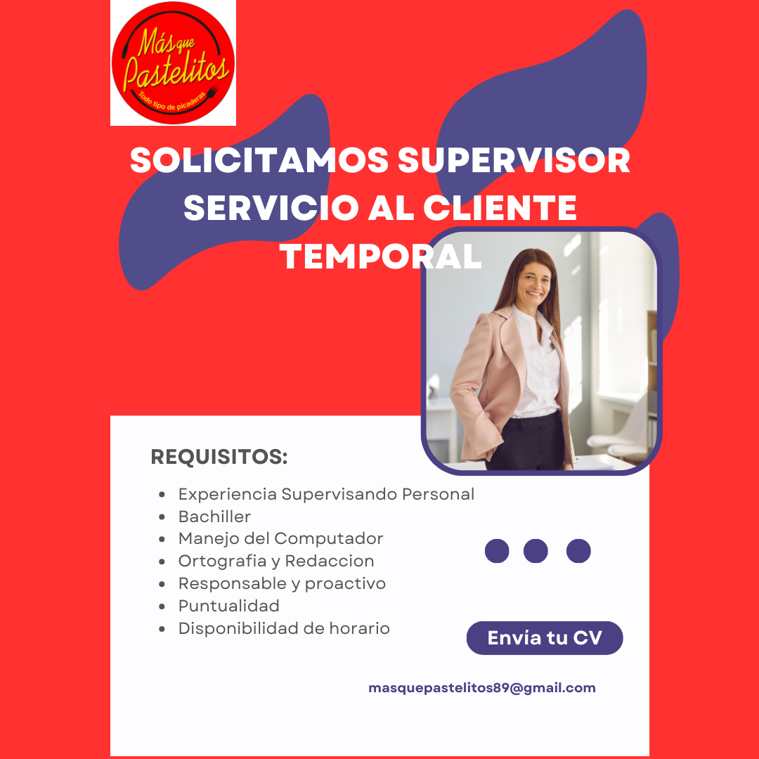 Corotos | Supervisor servicio al cliente