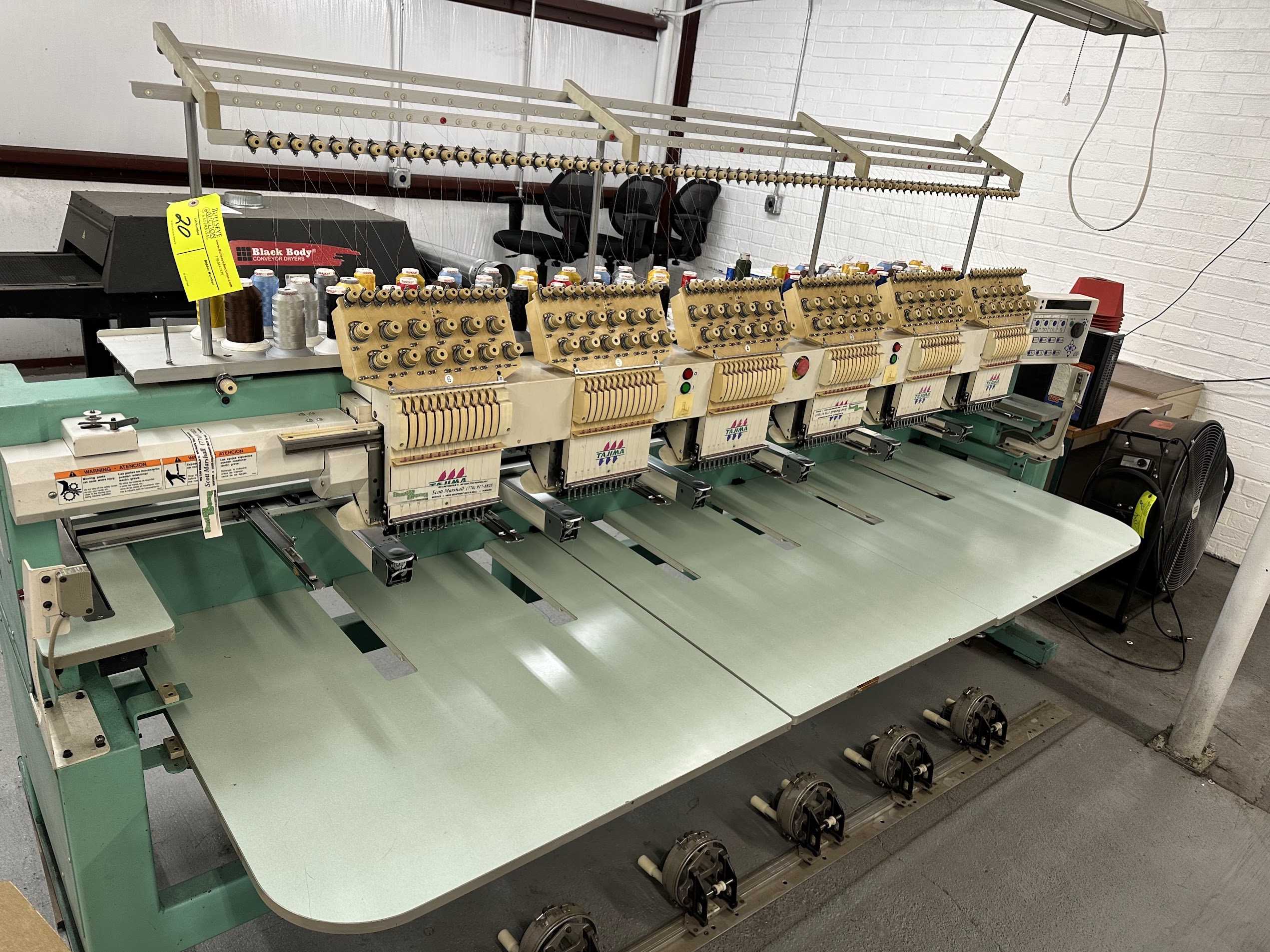 Corotos | 🧵🚀 Máquina Bordado Industrial Tajima 6 cabezas