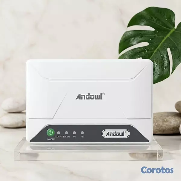 Corotos | Mini UPS Andowl Q-UP700 12000mAh para Router y Cám