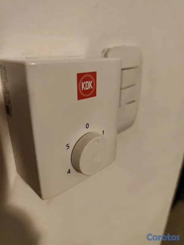 Corotos | Abanico KDK de techo Dorado y Marron